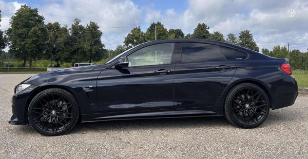 Blue BMW 435 Gran Coupe 2015 in Vilnius, with an engine capacity of 2.99 L and mileage of 222 thousand km for 16200 €, photo 5 on AUTOMOTO.COM.LV