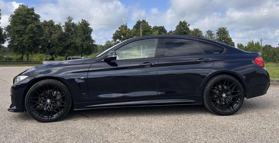 Blue BMW 435 Gran Coupe 2015 in Vilnius, with an engine capacity of 2.99 L and mileage of 222 thousand km for 16200 €, photo 6 on AUTOMOTO.COM.LV