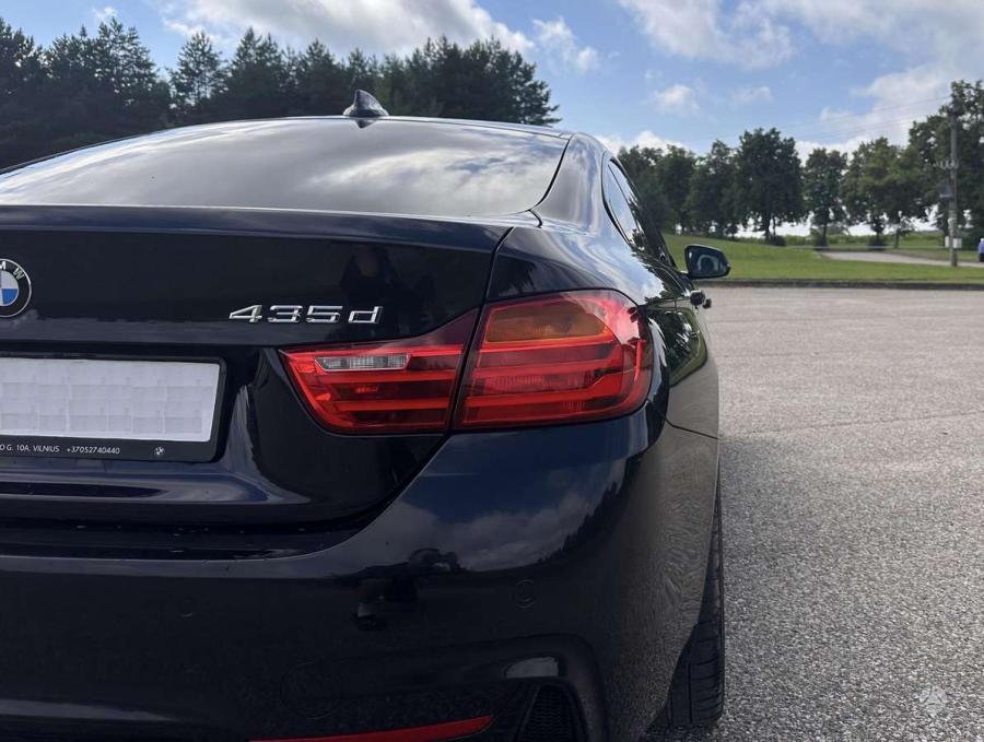 Blue BMW 435 Gran Coupe 2015 in Vilnius, with an engine capacity of 2.99 L and mileage of 222 thousand km for 16200 €, photo 8 on AUTOMOTO.COM.LV
