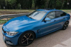 Blue BMW 435 Gran Coupe 2015 in Svencionys, with an engine capacity of 2.98 L and mileage of 182 thousand km for 13500 €, photo 3 on AUTOMOTO.COM.LV