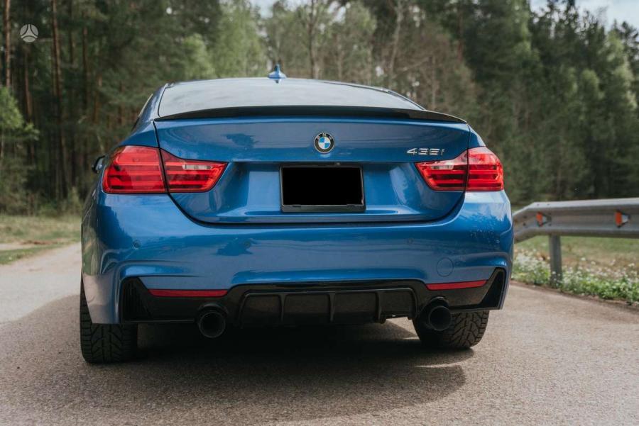 Blue BMW 435 Gran Coupe 2015 in Svencionys, with an engine capacity of 2.98 L and mileage of 182 thousand km for 13500 €, photo 7 on AUTOMOTO.COM.LV