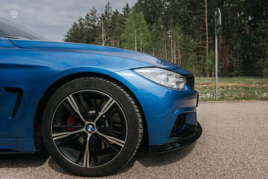 Blue BMW 435 Gran Coupe 2015 in Svencionys, with an engine capacity of 2.98 L and mileage of 182 thousand km for 13500 €, photo 11 on AUTOMOTO.COM.LV