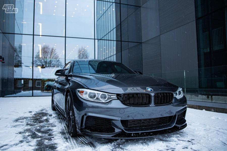 Pelēks BMW 435 Gran Coupe 2015 Viļņa, ar dzinēja tilpumu 3.00 L un nobraukumu 89 tūkst. km par 21000 €, foto 3 vietnē AUTOMOTO.COM.LV