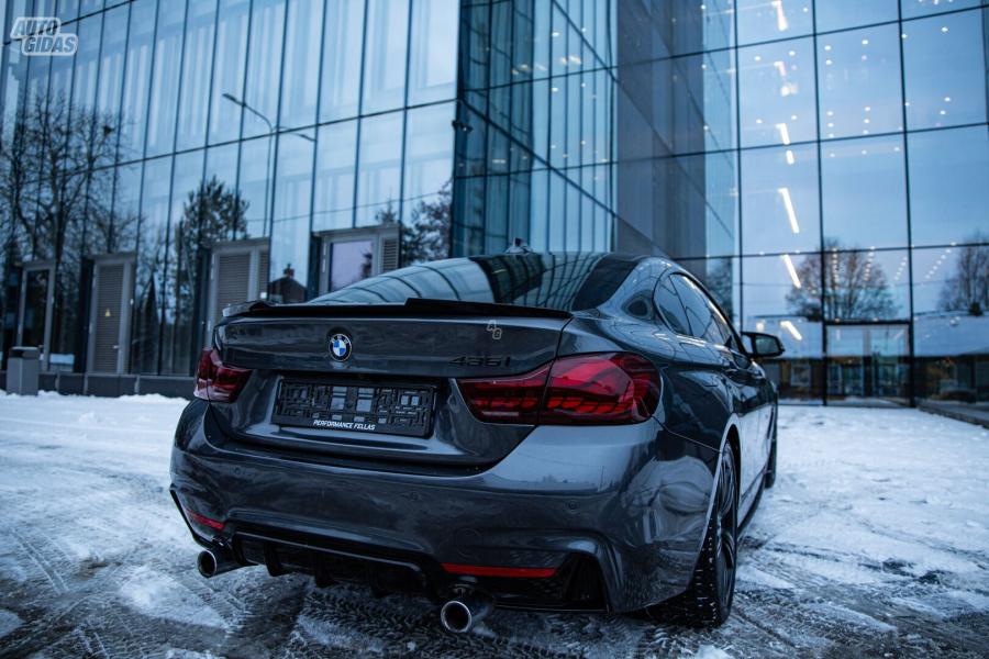 Pelēks BMW 435 Gran Coupe 2015 Viļņa, ar dzinēja tilpumu 3.00 L un nobraukumu 89 tūkst. km par 21000 €, foto 6 vietnē AUTOMOTO.COM.LV
