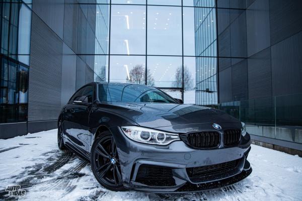Grey BMW 435 Gran Coupe 2015 in Vilnius, with an engine capacity of 3.00 L and mileage of 89 thousand km for 21000 €, photo 10 on AUTOMOTO.COM.LV