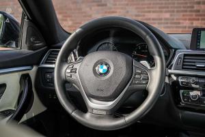 Grey BMW 435 Gran Coupe 2017 in Marijampole, with an engine capacity of 2.99 L and mileage of 244 thousand km for 16950 €, photo 16 on AUTOMOTO.COM.LV
