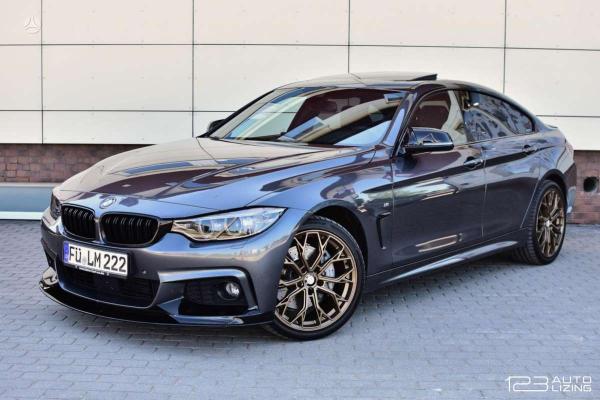 Grey BMW 435 Gran Coupe 2015 in Kretinga, with an engine capacity of 3.00 L and mileage of 270 thousand km for 15999 €, photo 1 on AUTOMOTO.COM.LV