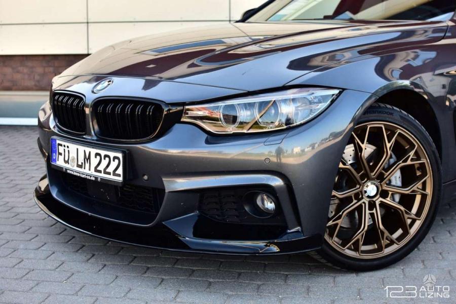 Grey BMW 435 Gran Coupe 2015 in Kretinga, with an engine capacity of 3.00 L and mileage of 270 thousand km for 15999 €, photo 5 on AUTOMOTO.COM.LV