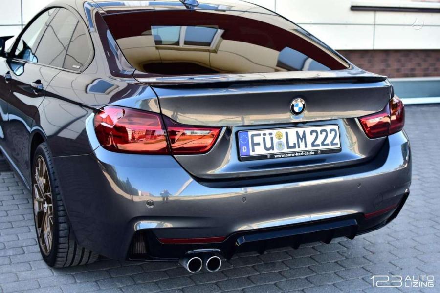 Grey BMW 435 Gran Coupe 2015 in Kretinga, with an engine capacity of 3.00 L and mileage of 270 thousand km for 15999 €, photo 9 on AUTOMOTO.COM.LV