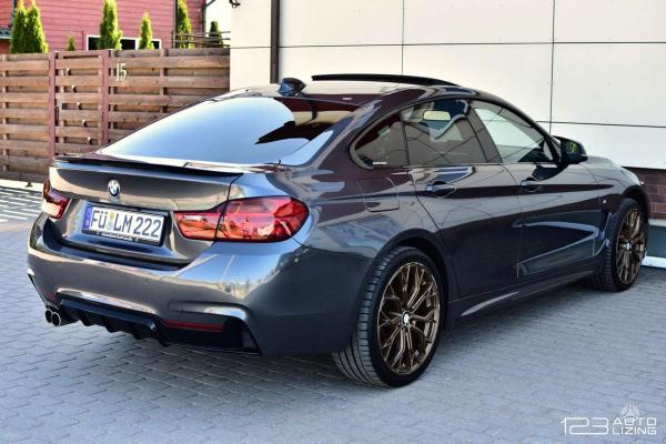 Grey BMW 435 Gran Coupe 2015 in Kretinga, with an engine capacity of 3.00 L and mileage of 270 thousand km for 15999 €, photo 10 on AUTOMOTO.COM.LV