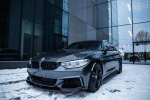 Pelēks BMW 435 Gran Coupe 2015 Viļņa, ar dzinēja tilpumu 3.00 L un nobraukumu 89 tūkst. km par 21000 €, foto 4 vietnē AUTOMOTO.COM.LV