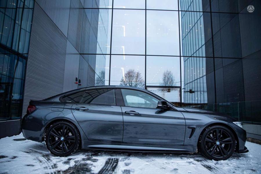 Pelēks BMW 435 Gran Coupe 2015 Viļņa, ar dzinēja tilpumu 3.00 L un nobraukumu 89 tūkst. km par 21000 €, foto 9 vietnē AUTOMOTO.COM.LV