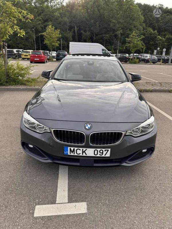Grey BMW 435 Gran Coupe 2015 in Vilnius, with an engine capacity of 2.99 L and mileage of 287 thousand km for 16000 €, photo 1 on AUTOMOTO.COM.LV