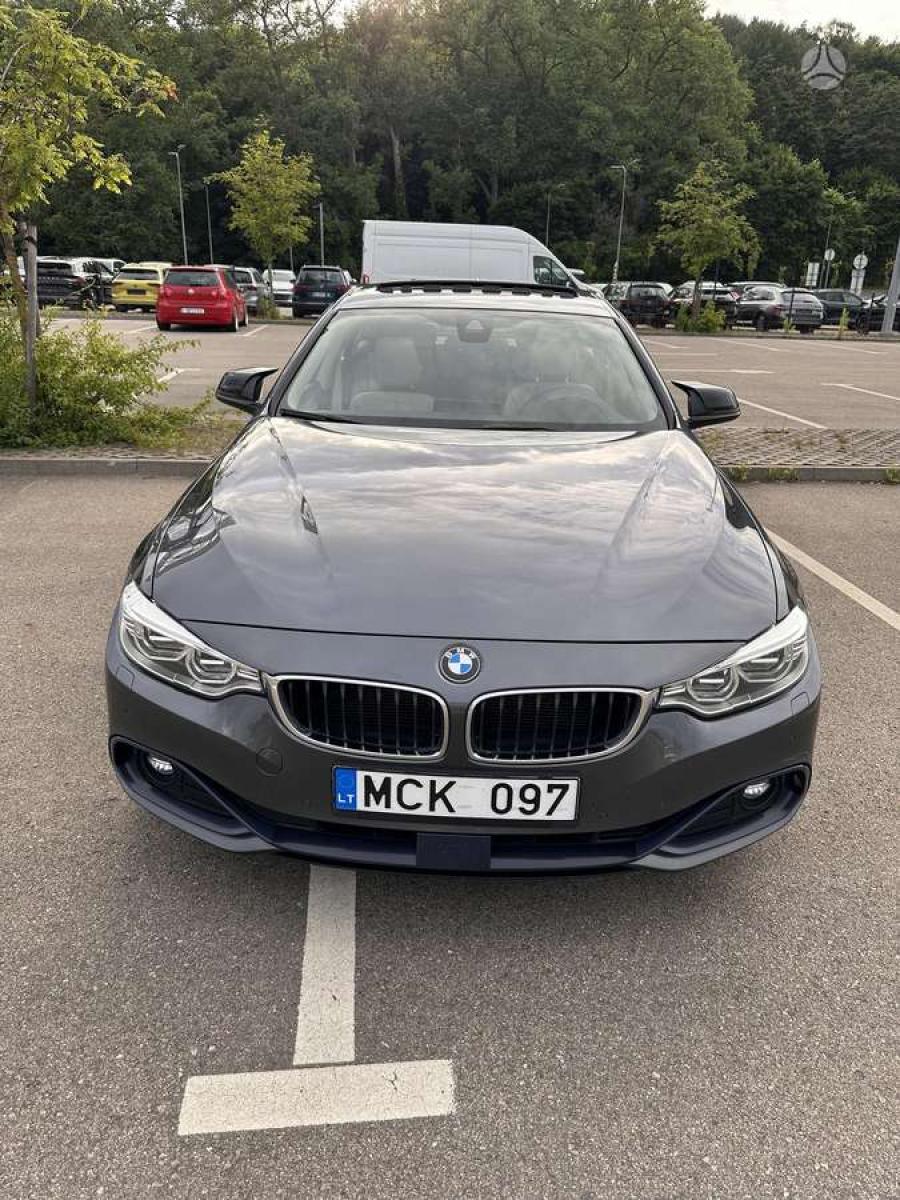 Pelēks BMW 435 Gran Coupe 2015 Viļņa, ar dzinēja tilpumu 2.99 L un nobraukumu 287 tūkst. km par 16000 €, foto 1 vietnē AUTOMOTO.COM.LV
