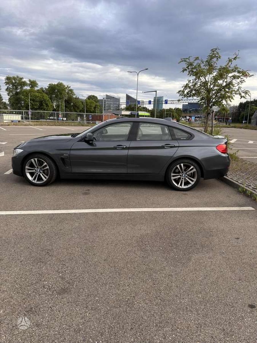 Pelēks BMW 435 Gran Coupe 2015 Viļņa, ar dzinēja tilpumu 2.99 L un nobraukumu 287 tūkst. km par 16000 €, foto 4 vietnē AUTOMOTO.COM.LV