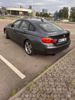 Pelēks BMW 435 Gran Coupe 2015 Viļņa, ar dzinēja tilpumu 2.99 L un nobraukumu 287 tūkst. km par 16000 €, foto 5 vietnē AUTOMOTO.COM.LV