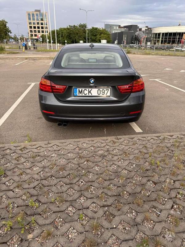 Grey BMW 435 Gran Coupe 2015 in Vilnius, with an engine capacity of 2.99 L and mileage of 287 thousand km for 16000 €, photo 5 on AUTOMOTO.COM.LV