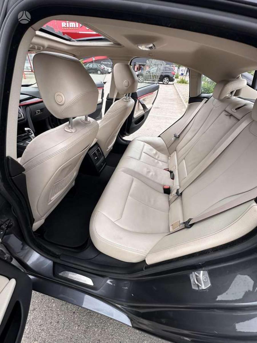 Pelēks BMW 435 Gran Coupe 2015 Viļņa, ar dzinēja tilpumu 2.99 L un nobraukumu 287 tūkst. km par 16000 €, foto 21 vietnē AUTOMOTO.COM.LV