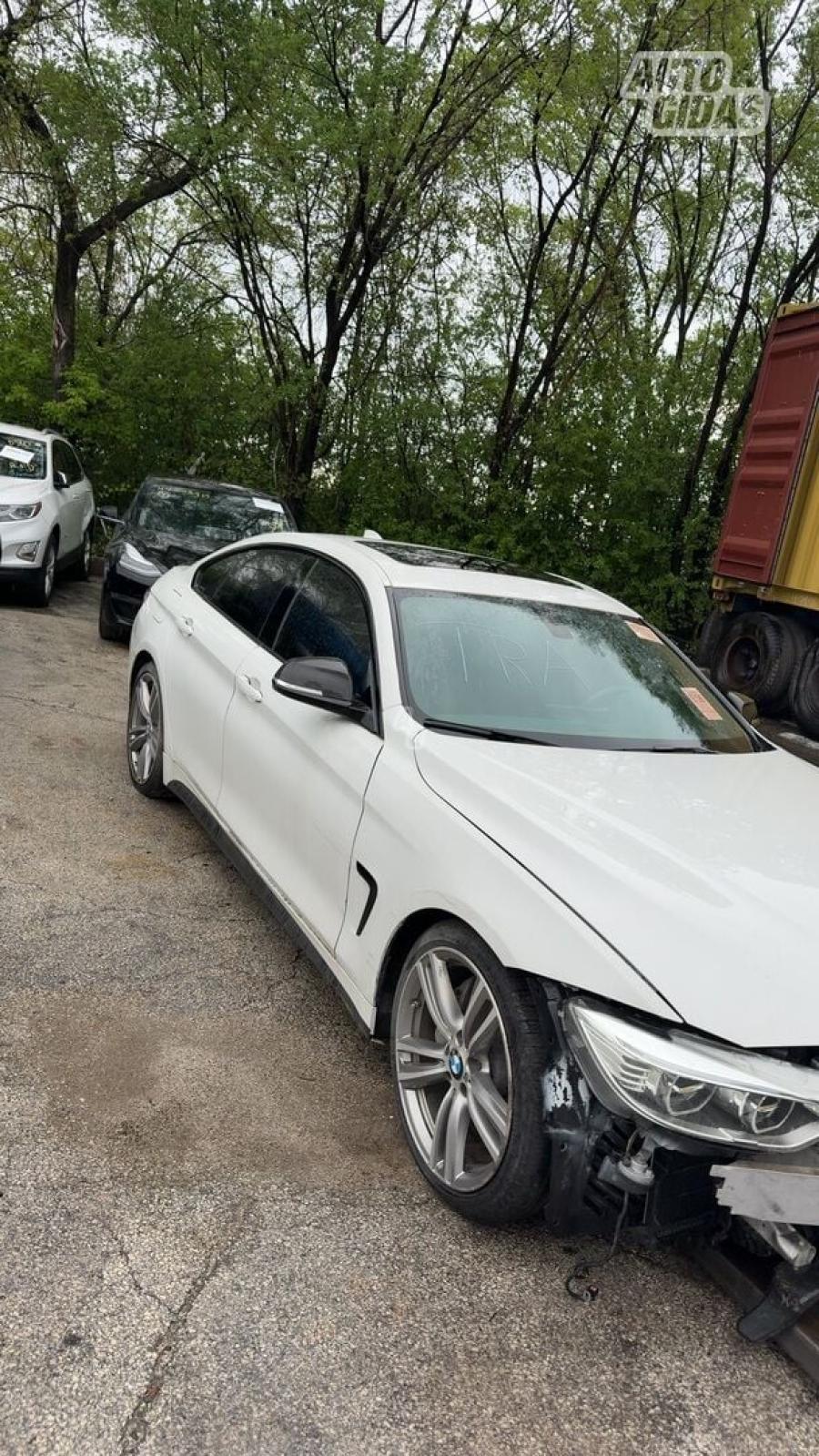 Белый БМВ 435 Gran Coupe 2016 в Каунас, объемом двигателя 3.00 л и пробегом 122 тыс. км за 8000 €, фото 3 на AUTOMOTO.COM.LV