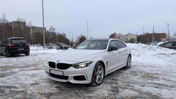 White BMW 435 Gran Coupe 2015 in Vilnius, with an engine capacity of 2.98 L and mileage of 149 thousand km for 16999 €, photo 1 on AUTOMOTO.COM.LV