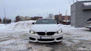 White BMW 435 Gran Coupe 2015 in Vilnius, with an engine capacity of 2.98 L and mileage of 149 thousand km for 16999 €, photo 2 on AUTOMOTO.COM.LV