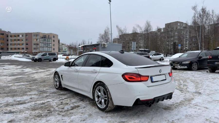 White BMW 435 Gran Coupe 2015 in Vilnius, with an engine capacity of 2.98 L and mileage of 149 thousand km for 16999 €, photo 7 on AUTOMOTO.COM.LV