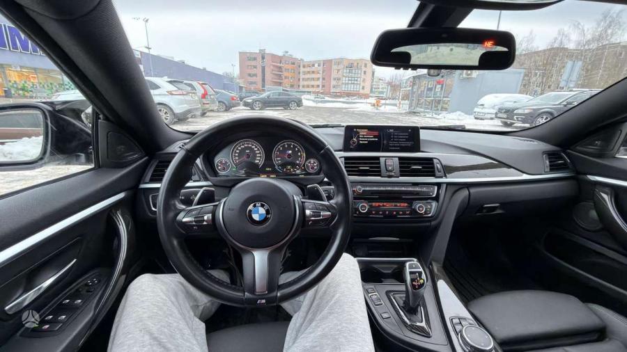 White BMW 435 Gran Coupe 2015 in Vilnius, with an engine capacity of 2.98 L and mileage of 149 thousand km for 16999 €, photo 11 on AUTOMOTO.COM.LV