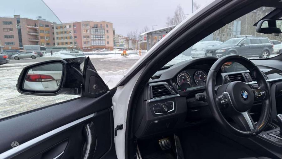 White BMW 435 Gran Coupe 2015 in Vilnius, with an engine capacity of 2.98 L and mileage of 149 thousand km for 16999 €, photo 13 on AUTOMOTO.COM.LV