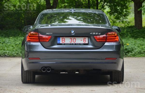 Grey BMW 435 2014 in Riga, with an engine capacity of 3.00 L and mileage of 261 thousand km for 14990 €, photo 8 on AUTOMOTO.COM.LV