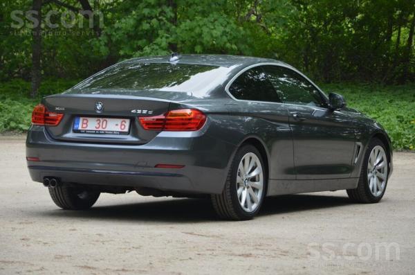 Grey BMW 435 2014 in Riga, with an engine capacity of 3.00 L and mileage of 261 thousand km for 14990 €, photo 9 on AUTOMOTO.COM.LV