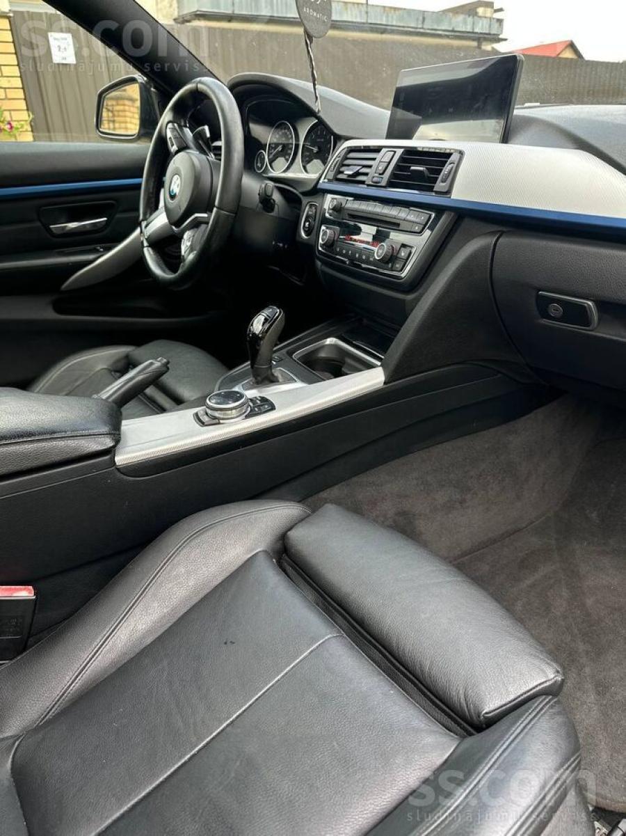 Pelēks BMW 435 2014 Daugavpils, ar dzinēja tilpumu 3.00 L un nobraukumu 175 tūkst. km par 17500 €, foto 9 vietnē AUTOMOTO.COM.LV