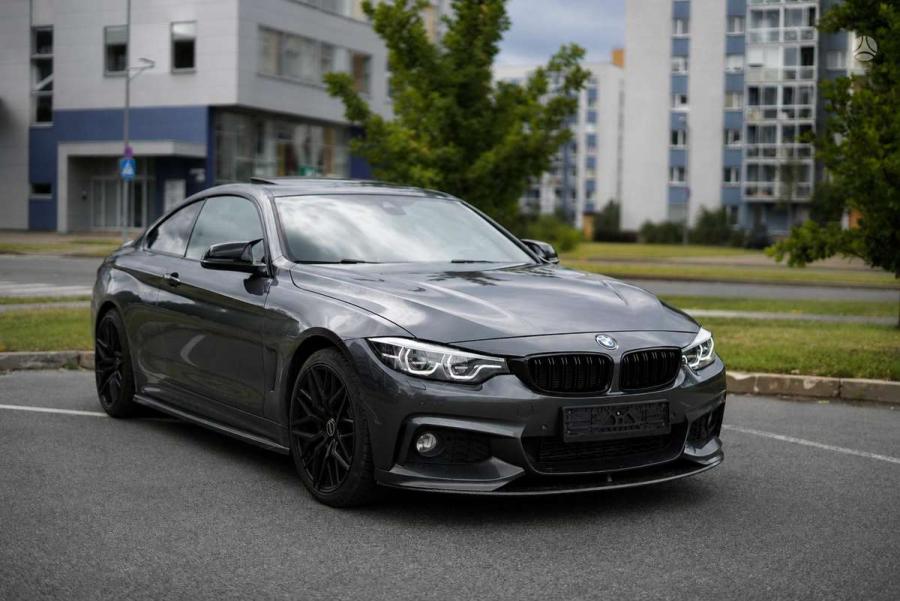 Grey BMW 435 2016 in Vilnius, with an engine capacity of 2.98 L and mileage of 130 thousand km for 19500 €, photo 1 on AUTOMOTO.COM.LV