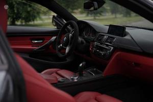 Grey BMW 435 2016 in Vilnius, with an engine capacity of 2.98 L and mileage of 130 thousand km for 19500 €, photo 10 on AUTOMOTO.COM.LV