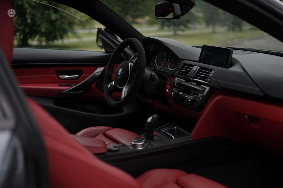 Grey BMW 435 2016 in Vilnius, with an engine capacity of 2.98 L and mileage of 130 thousand km for 19500 €, photo 10 on AUTOMOTO.COM.LV