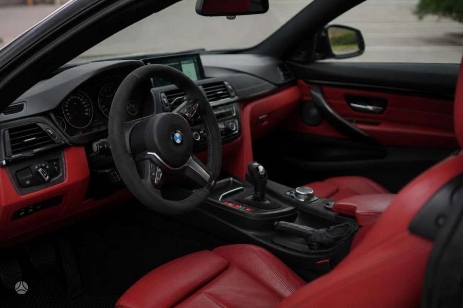 Grey BMW 435 2016 in Vilnius, with an engine capacity of 2.98 L and mileage of 130 thousand km for 19500 €, photo 11 on AUTOMOTO.COM.LV