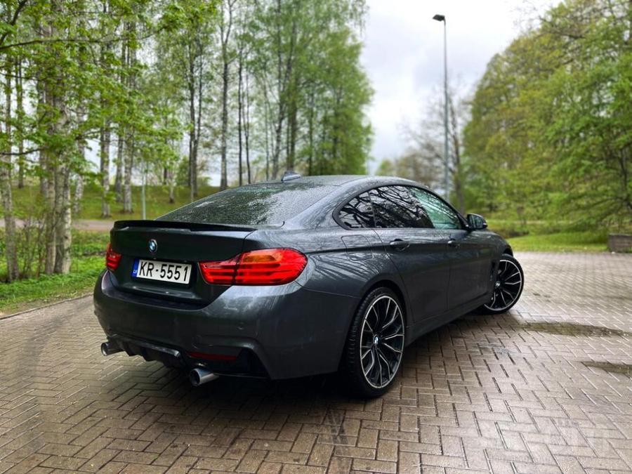Grey BMW 435 2014 in Talsi, with an engine capacity of 3.00 L and mileage of 122 thousand km for 17500 €, photo 4 on AUTOMOTO.COM.LV