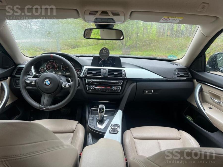 Grey BMW 435 2014 in Talsi, with an engine capacity of 3.00 L and mileage of 122 thousand km for 17500 €, photo 6 on AUTOMOTO.COM.LV