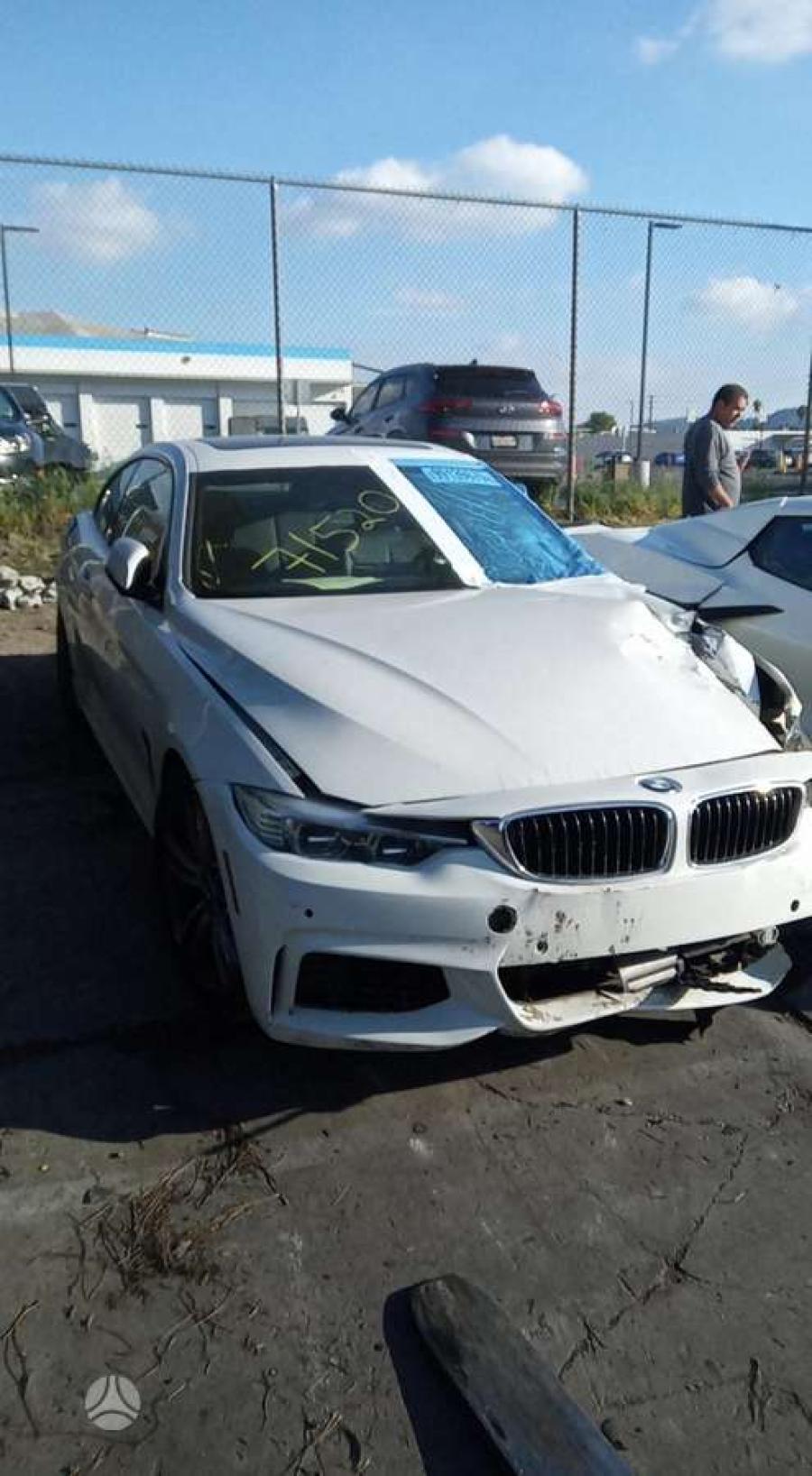 Balts BMW 435 2014 Kauņa, ar dzinēja tilpumu 2.98 L un nobraukumu 95 tūkst. km par 6950 €, foto 1 vietnē AUTOMOTO.COM.LV