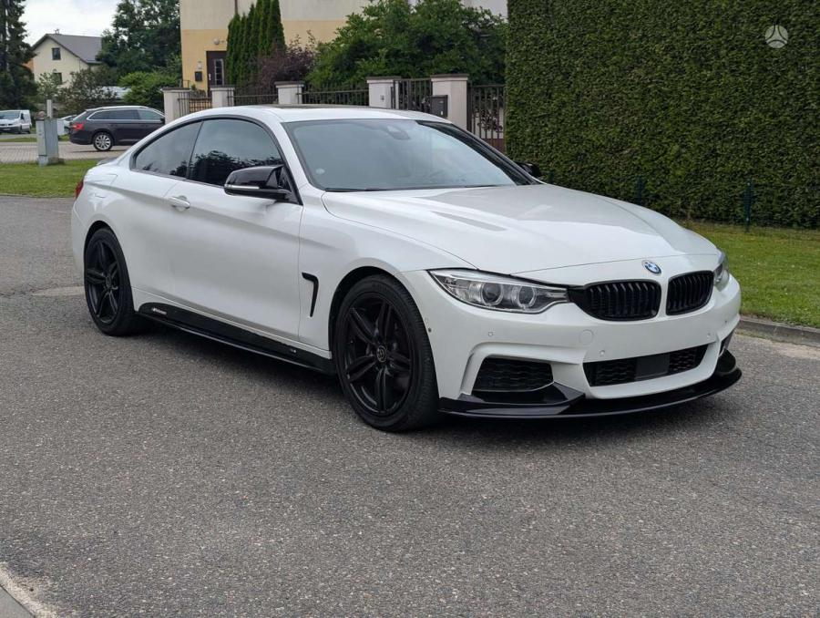 White BMW 435 2014 in Vilnius, with an engine capacity of 2.98 L and mileage of 221 thousand km for 11800 €, photo 1 on AUTOMOTO.COM.LV