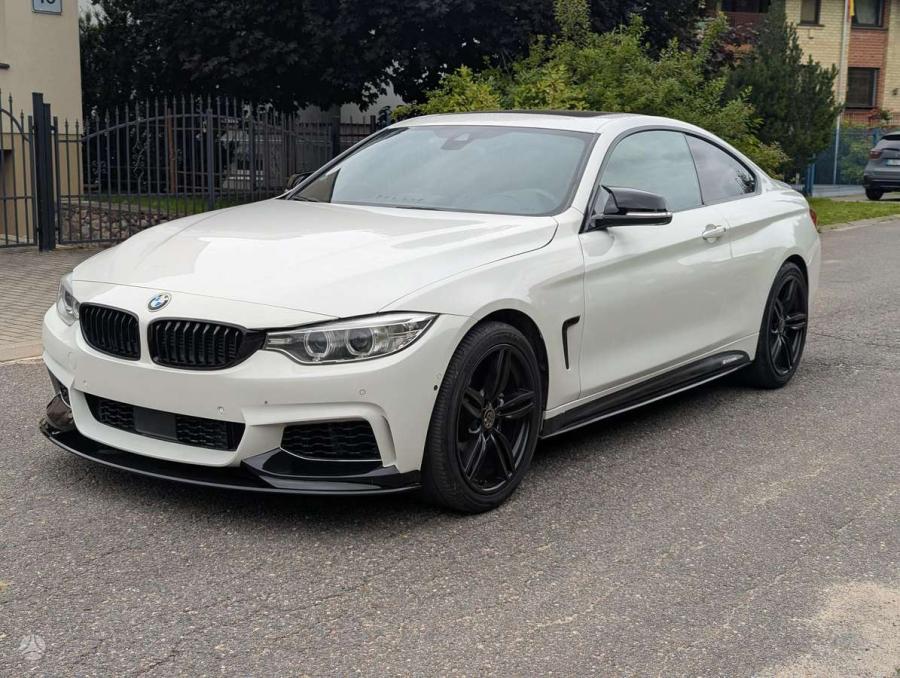 White BMW 435 2014 in Vilnius, with an engine capacity of 2.98 L and mileage of 221 thousand km for 11800 €, photo 3 on AUTOMOTO.COM.LV