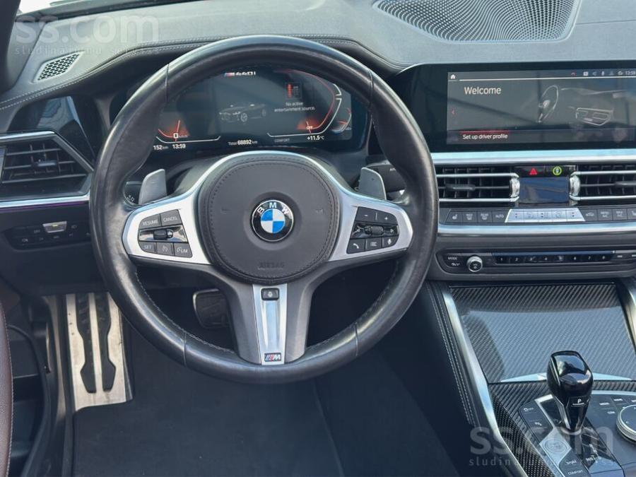 Black BMW 440 2021 in Riga, with an engine capacity of 3.00 L and mileage of 69 thousand km for 44200 €, photo 9 on AUTOMOTO.COM.LV