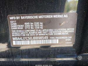 Black BMW 440 2018 in Klaipeda, with an engine capacity of 3.00 L and mileage of 77 thousand km for 9999 €, photo 18 on AUTOMOTO.COM.LV