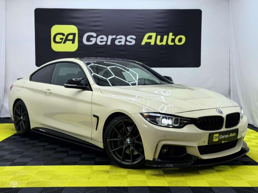 Black BMW 440 2019 in Vilnius, with an engine capacity of 3.00 L and mileage of 157 thousand km for 26999 €, photo 3 on AUTOMOTO.COM.LV