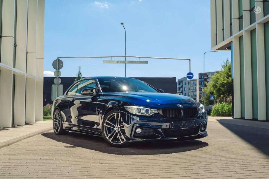 Blue BMW 440 2016 in Vilnius, with an engine capacity of 3.00 L and mileage of 55 thousand km for 29000 €, photo 1 on AUTOMOTO.COM.LV