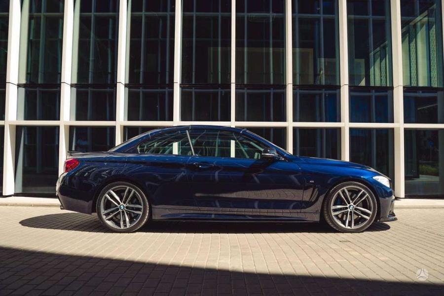 Blue BMW 440 2016 in Vilnius, with an engine capacity of 3.00 L and mileage of 55 thousand km for 29000 €, photo 5 on AUTOMOTO.COM.LV