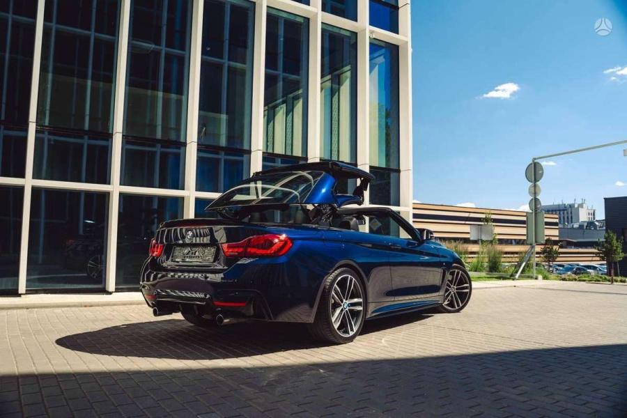 Blue BMW 440 2016 in Vilnius, with an engine capacity of 3.00 L and mileage of 55 thousand km for 29000 €, photo 7 on AUTOMOTO.COM.LV