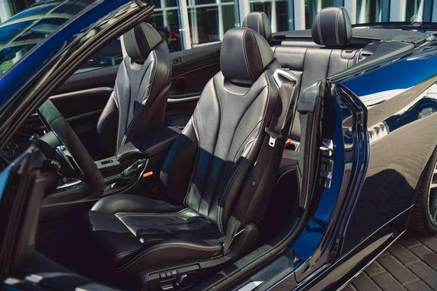 Blue BMW 440 2016 in Vilnius, with an engine capacity of 3.00 L and mileage of 55 thousand km for 29000 €, photo 11 on AUTOMOTO.COM.LV