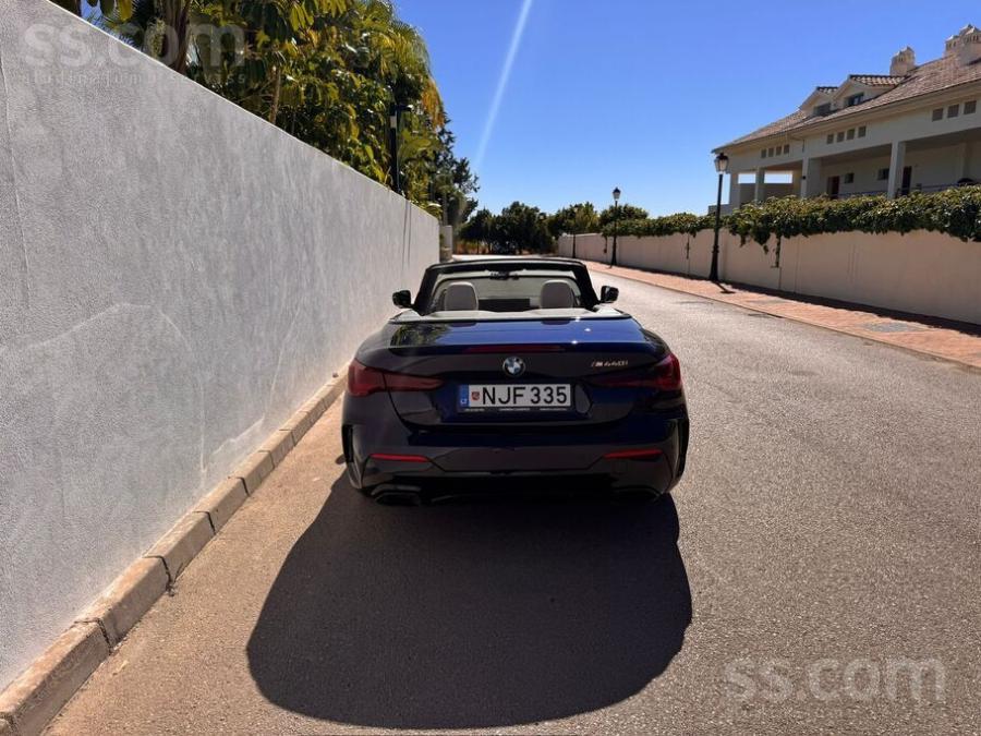 Blue BMW 440 2024 in Riga, with an engine capacity of 3.00 L and mileage of 25 thousand km for 54900 €, photo 4 on AUTOMOTO.COM.LV