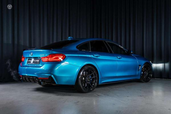 Blue BMW 440 2018 in Vilnius, with an engine capacity of 3.00 L and mileage of 145 thousand km for 26000 €, photo 4 on AUTOMOTO.COM.LV