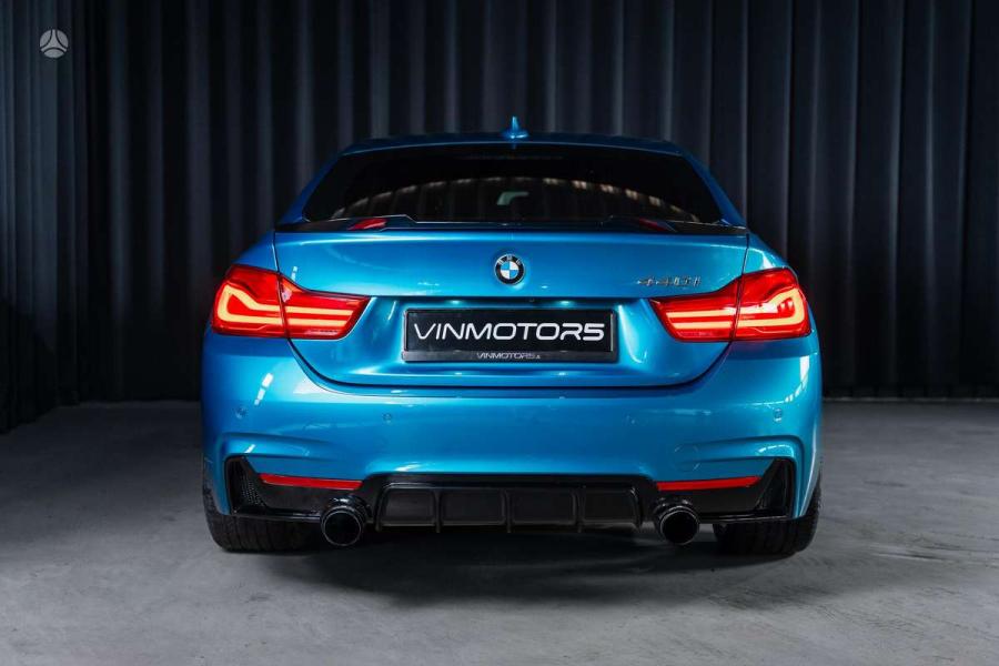 Blue BMW 440 2018 in Vilnius, with an engine capacity of 3.00 L and mileage of 145 thousand km for 26000 €, photo 6 on AUTOMOTO.COM.LV